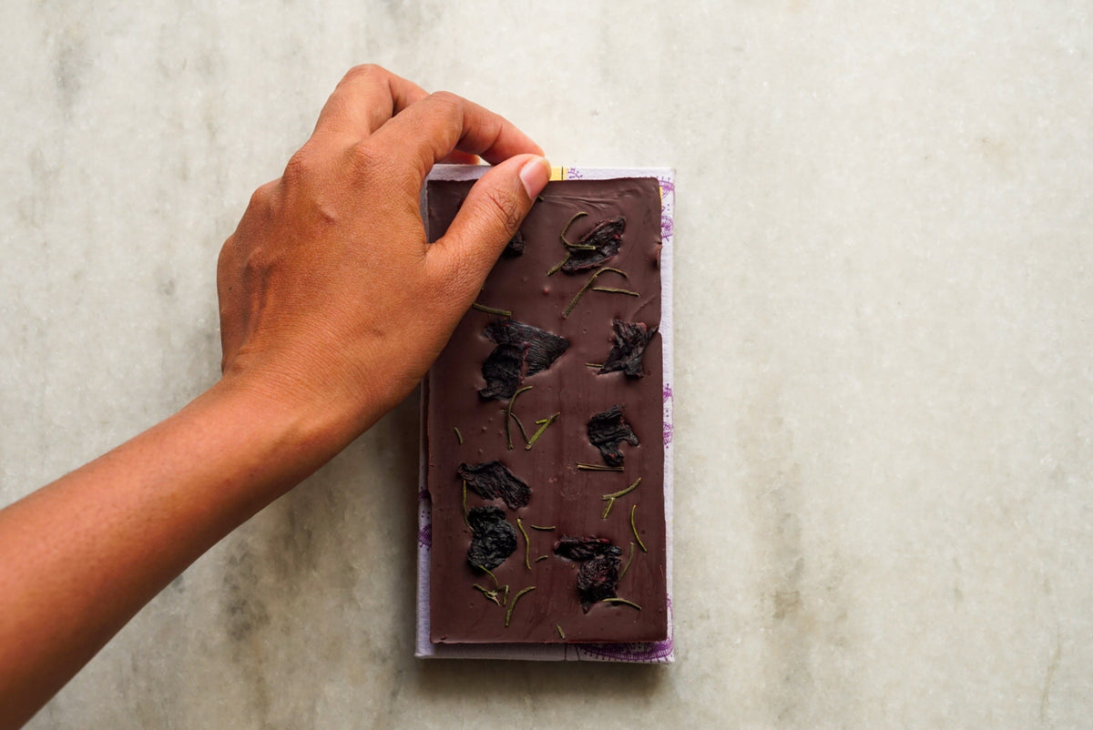 2 x NAVILUNA Jamun & Rosemary LTD ED Bean-to-Bar Dark Chocolate Bar ...